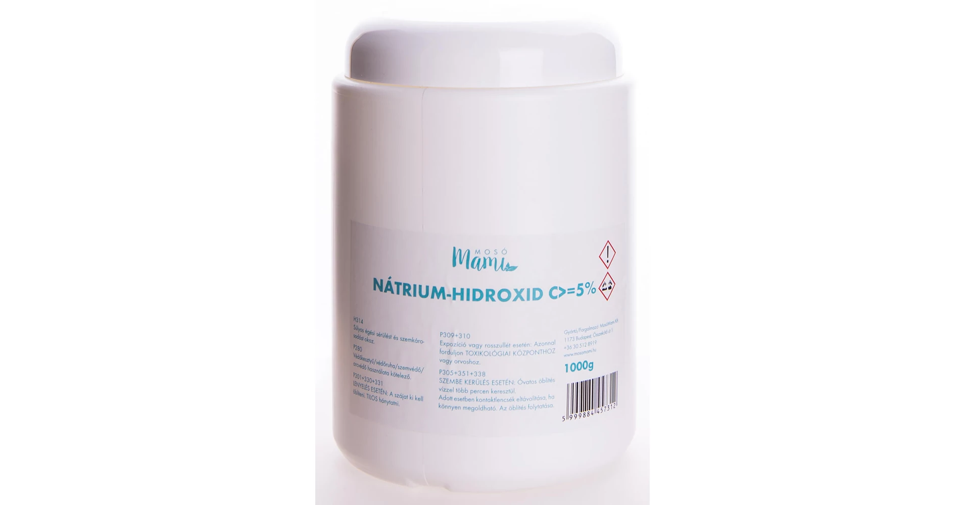 Nátrium-hidroxid (1000g-pehely) - öko és natúr termékek